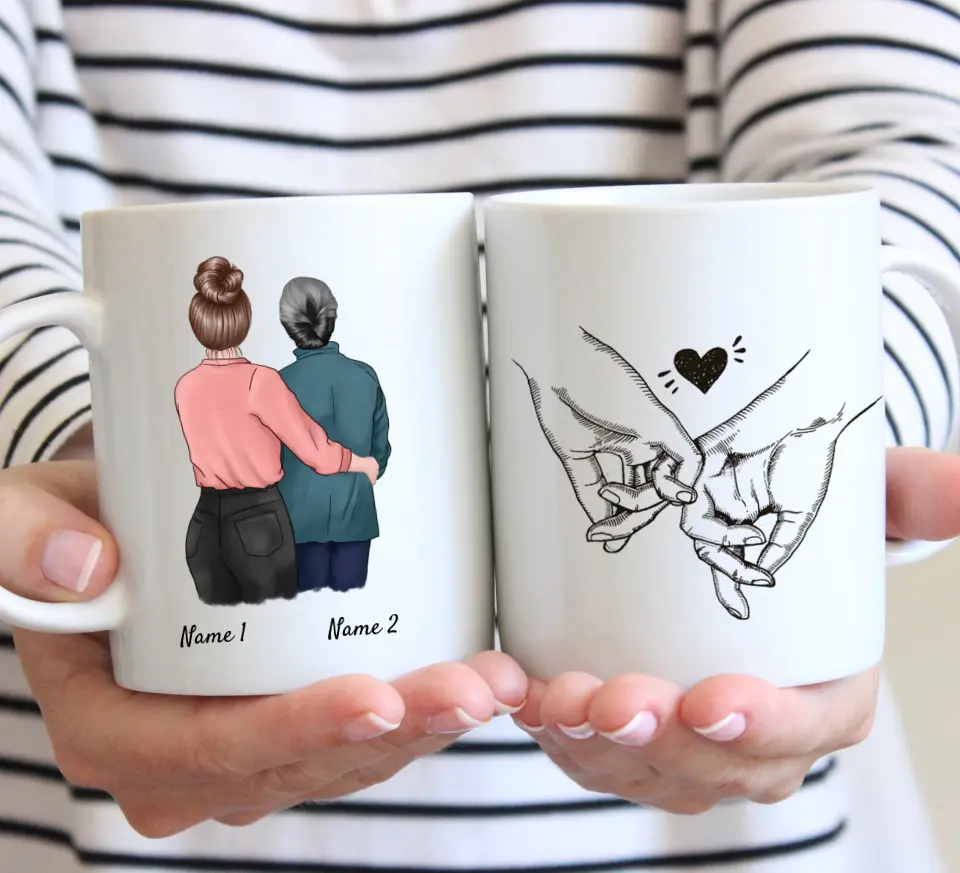 Mother & Daughter - personalized mug – Personelly.com